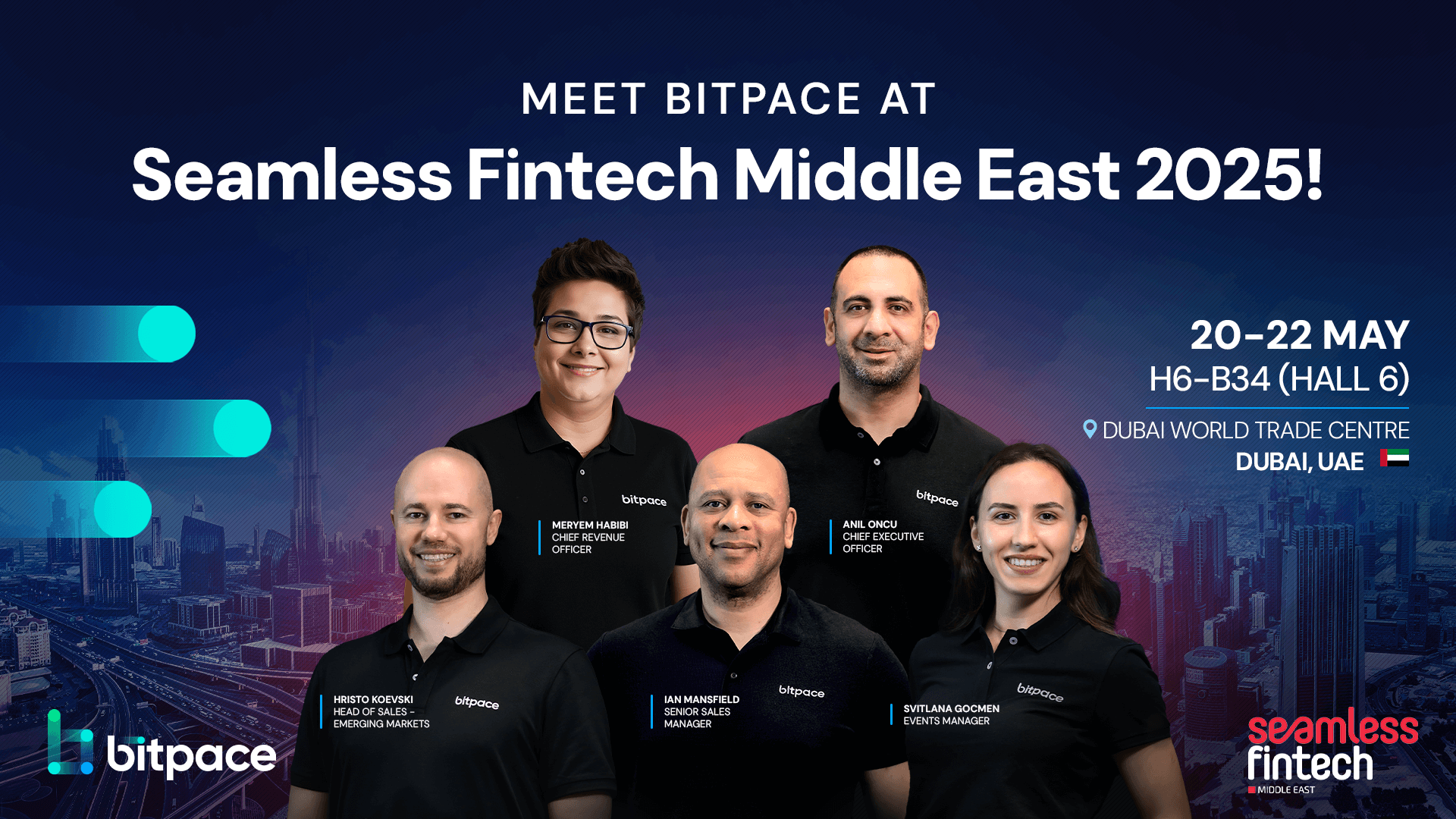 Meet Bitpace at Seamless Fintech Middle East 2025 - Bitpace